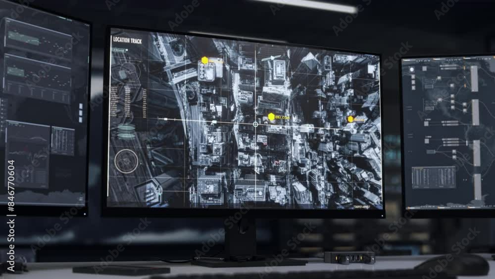 Advanced Spy Agency Tracking System Scans City To Detect Mission ...