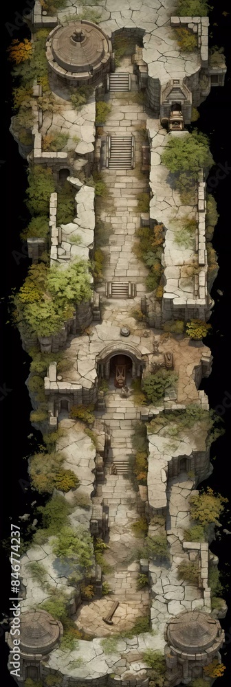 DnD Battlemap Ruins Battle Map in English - File Name: ruinsdnd ...