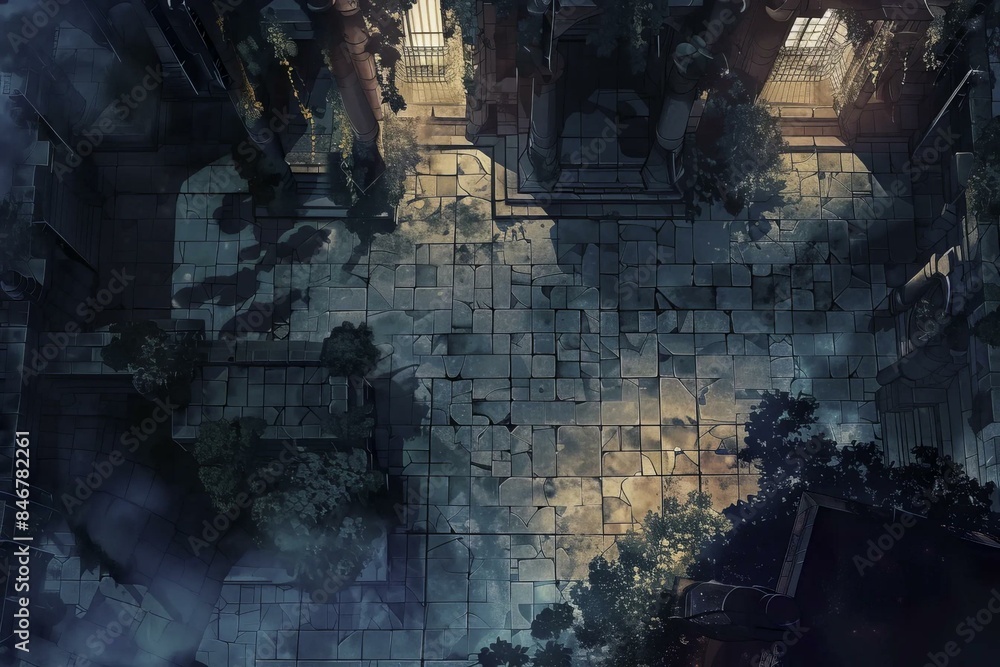 DnD Battlemap Shadowy Lair Battlemap: Mysterious setting for adventures ...