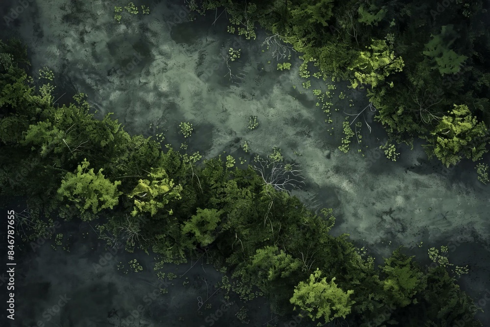 DnD Battlemap Swamp Path Battlemap Style - 70 character description ...