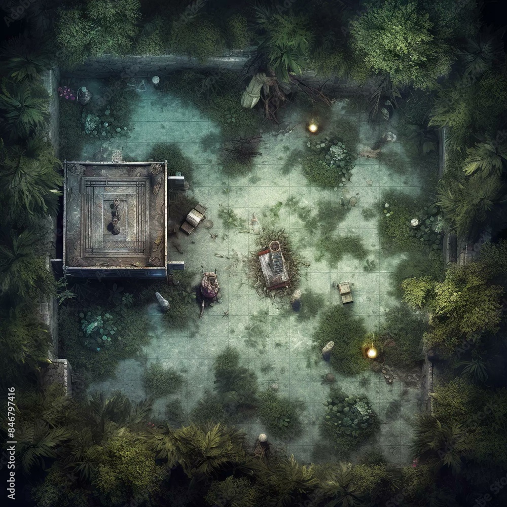 DnD Battlemap Wailing Banshees Scream Amidst Thorn - Summary: A ...
