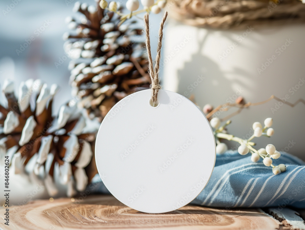 Seaside summer white blank cardstock gift box swing tag POD product ...