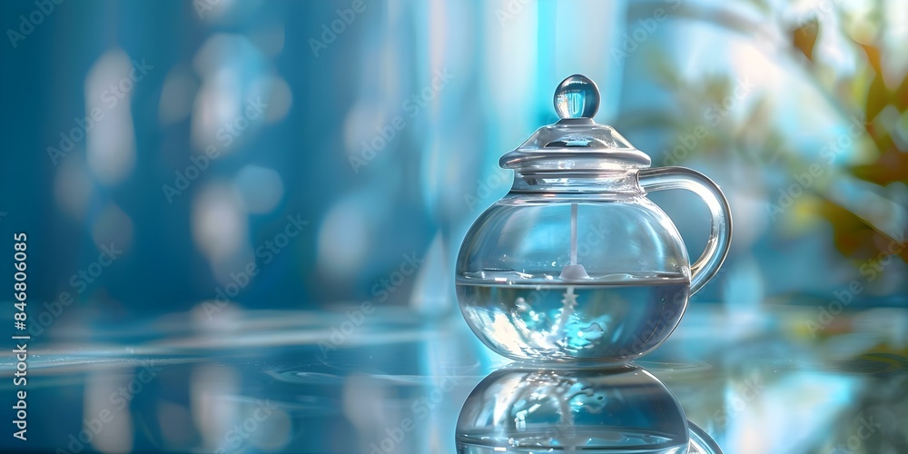 Neti Pot uses saline solution to clear nasal passages for cold relief ...