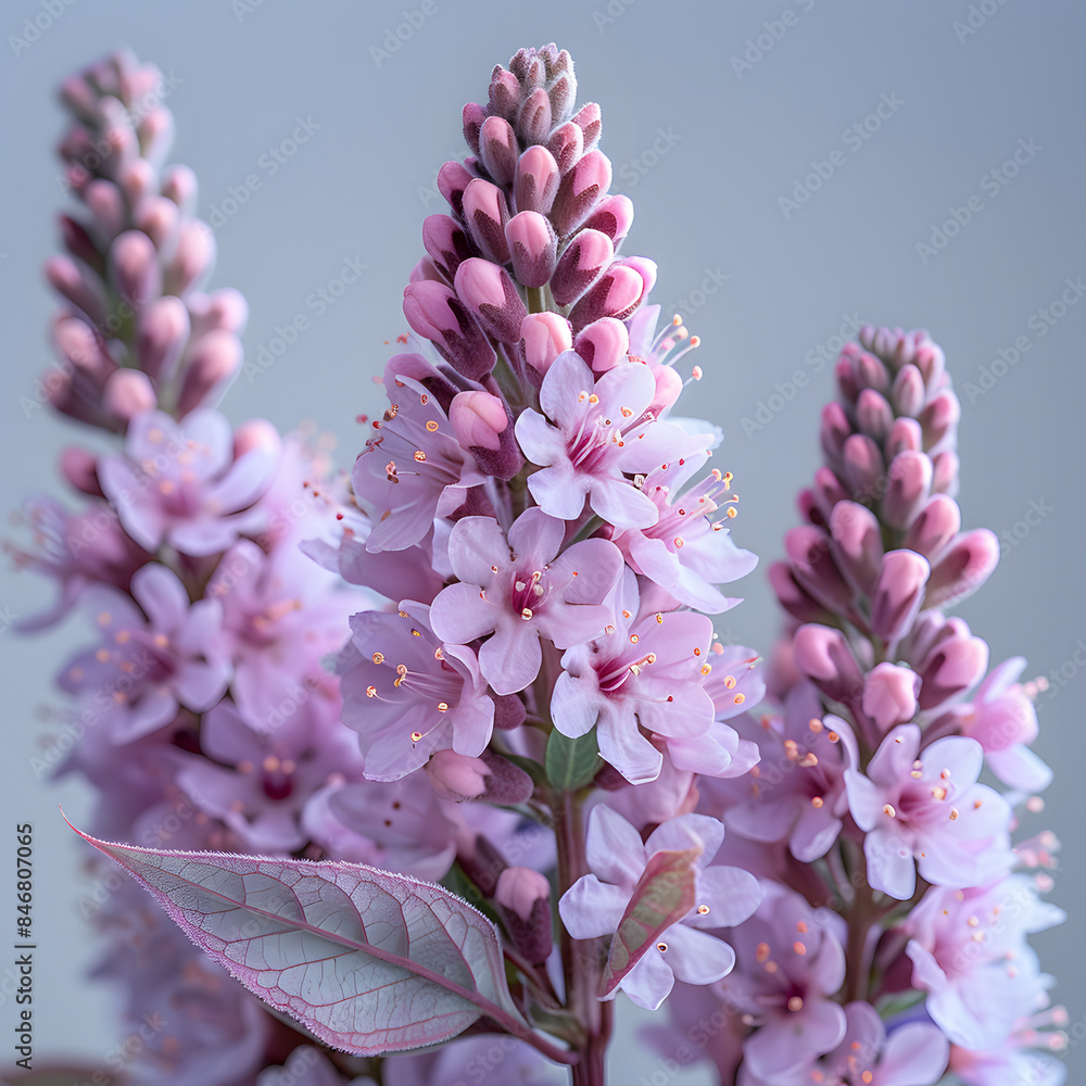 ภาพประกอบสต็อก beautiful buddleja blooming in cottage garden. close up ...