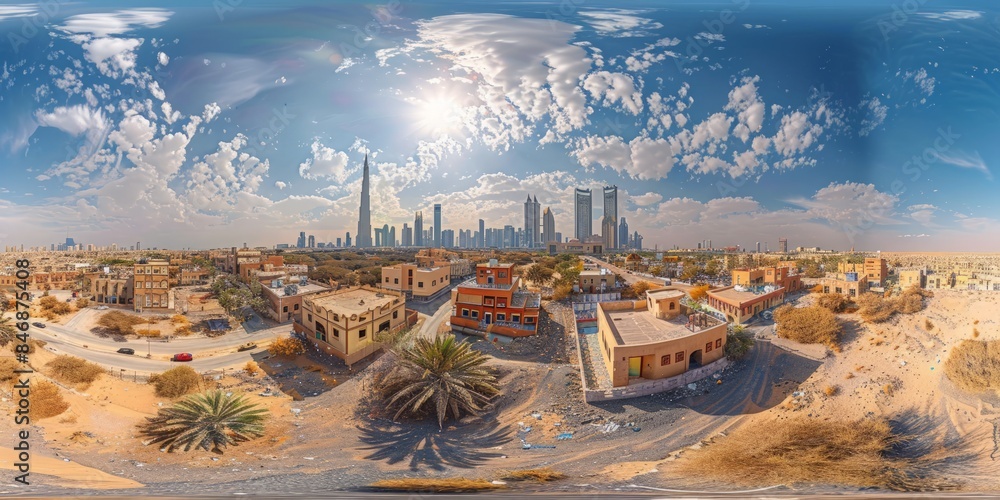 Diriyah in Riyadh Saudi Arabia skyline panoramic view Stock Photo ...