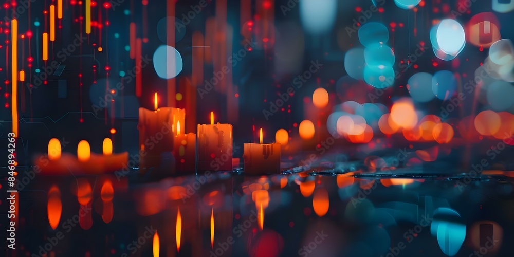 Stock market candlestick chart indicators for trading technology ...