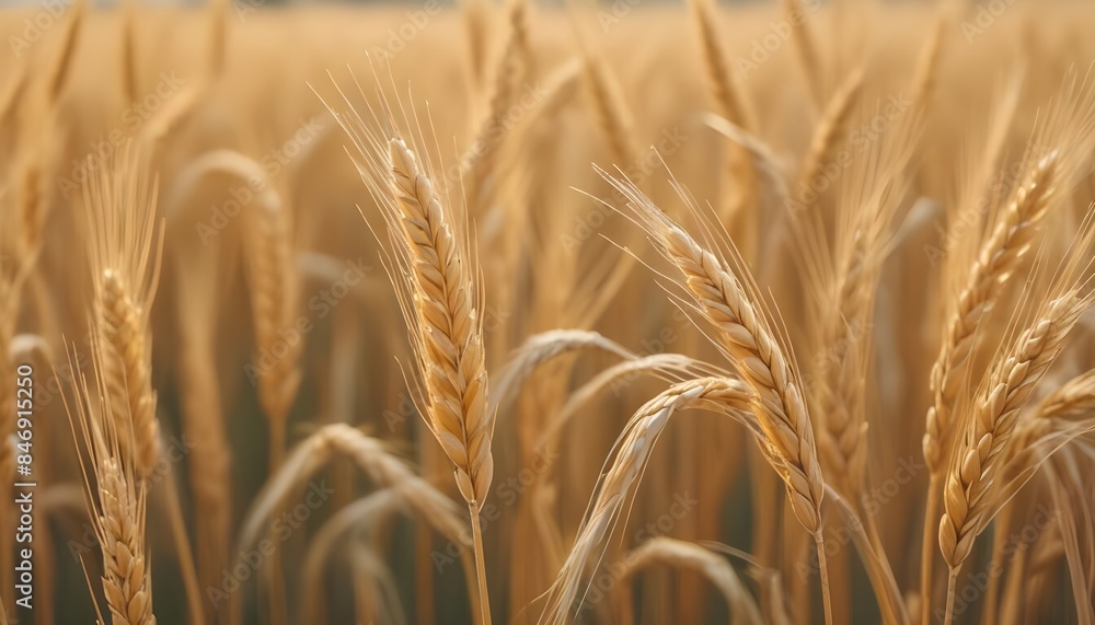 Wheat barley gold field background copy space backdrop, banner poster ...