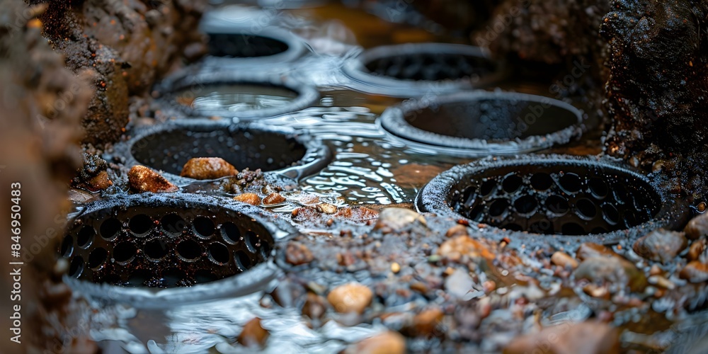 Improving Home Water Drainage Efficient French Drain Installation ...