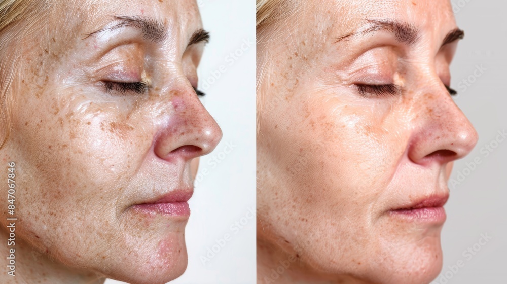 Before and After Mesotherapy Comparison Highlighting Rejuvenation and ...