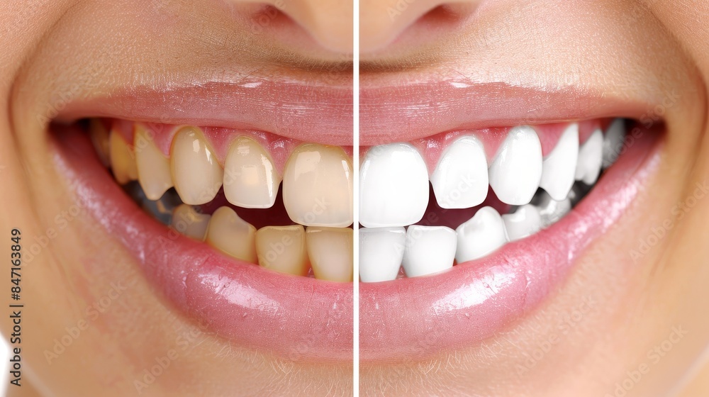 Dental crowns veneers before and after smile transformation comparison ...