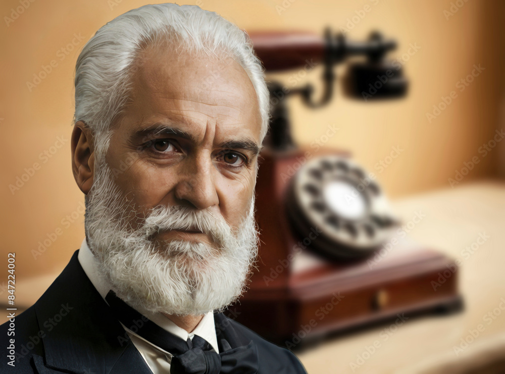 Alexander Graham Bell (1847-1922) was a Scottish-born inventor ...