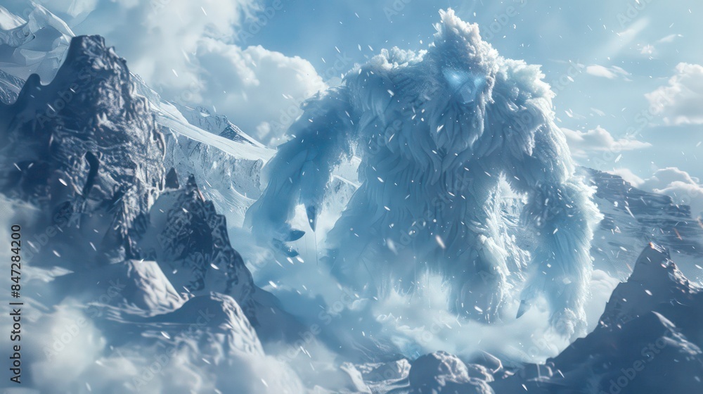 Glacial yeti description the glacial yeti is a towering ice creature ...