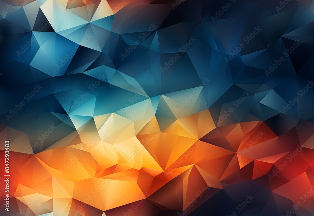 Seamless pattern Abstract geometric background features a dynamic ...