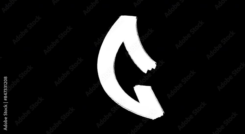 Animations Fonts, text and icon of Slang G - mov - illustration of a ...