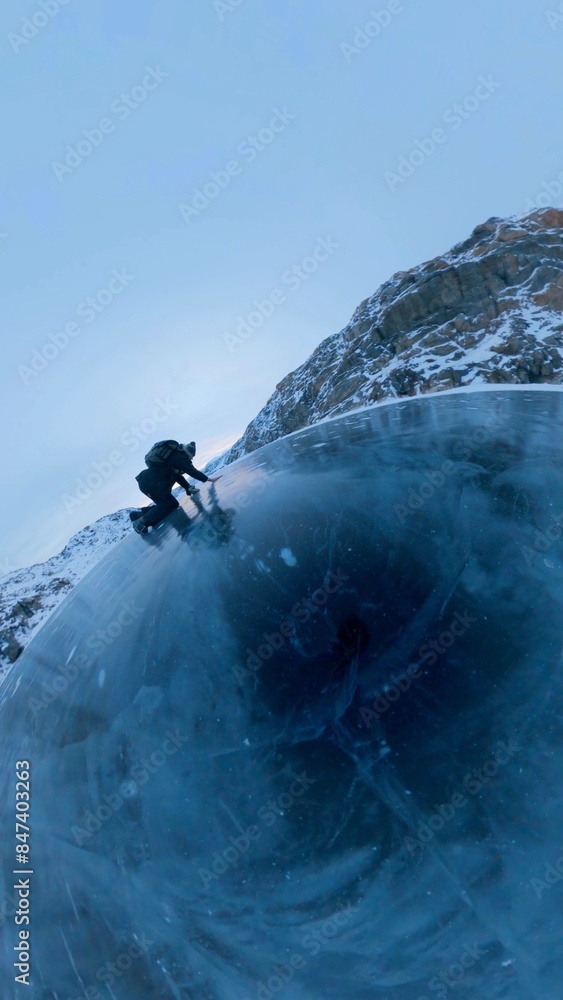 Arctic circle tiny planet of ice - balance at a climate tipping point ...
