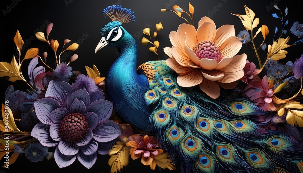 Peacock pattern images, Flowers, peacock pattern wallpaper, Luxury ...