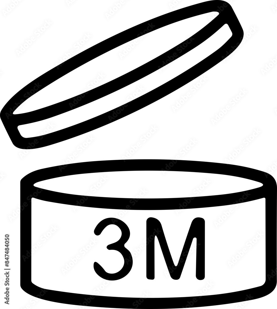 Period after open icon. Pao symbols. Round box with cap opened ...