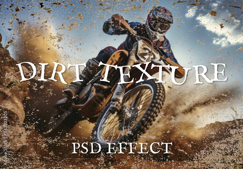 Dirt Texture Effect With Generative AI Stock Template | Adobe Stock