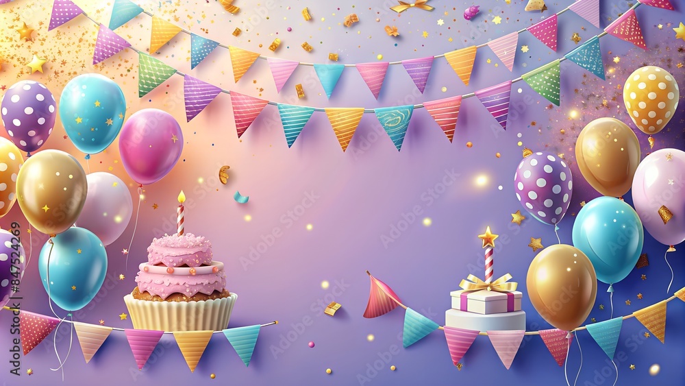 Celebrate Birthday: Party Extravaganza in Pink and Purple. Suitable for ...