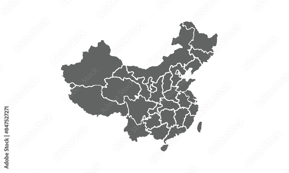 china map isolated on white background. for website layouts, background ...