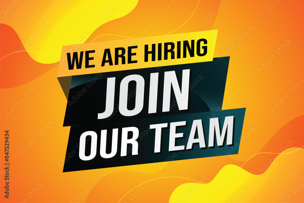 we are hiring join our team word concept vector illustration with ...