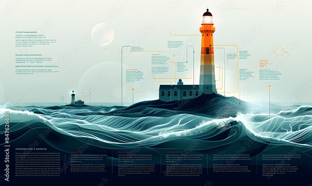 an educational infographic exploring the science behind ocean waves and ...