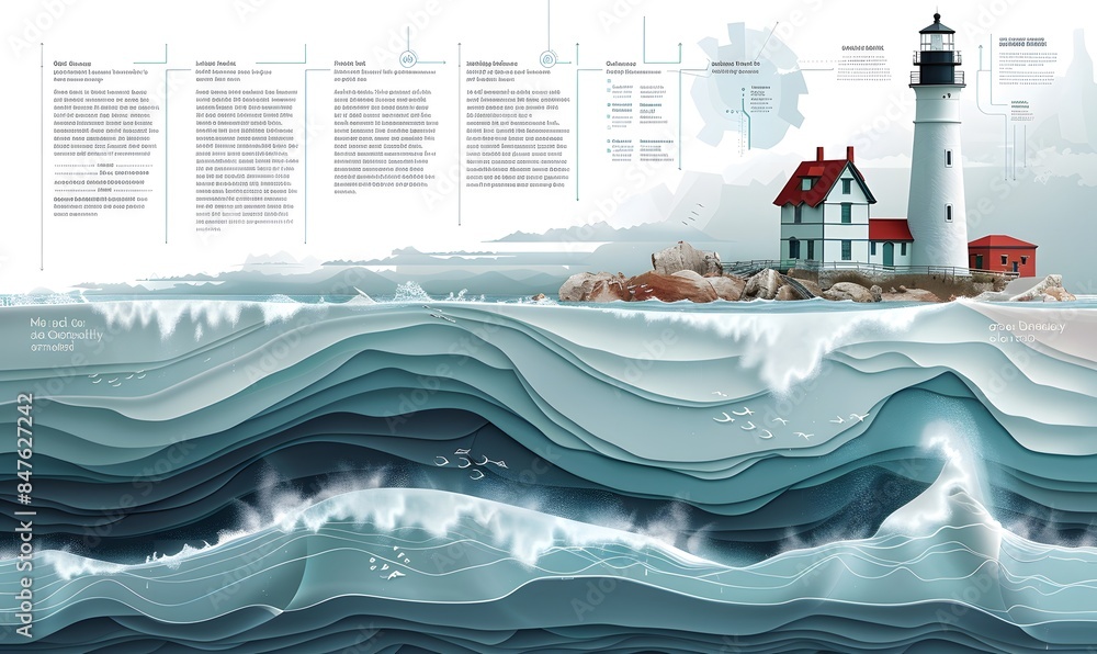 an educational infographic exploring the science behind ocean waves and ...