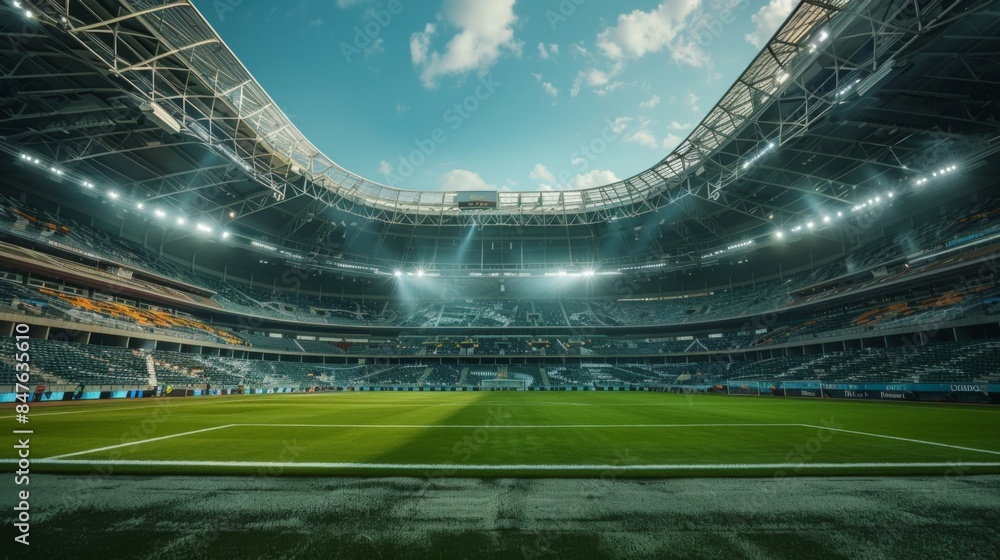 Football Stadium, Highlighting the Thrill of the Game. Football game ...