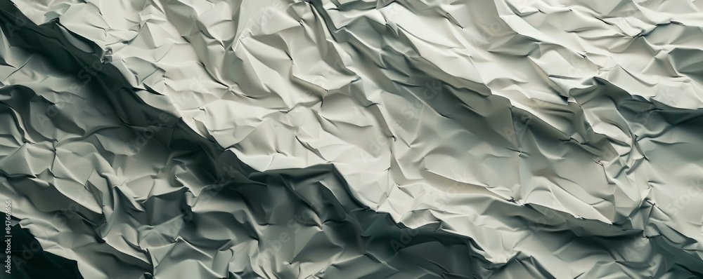 Wrinkled paper texture with subtle shadows, 4K hyperrealistic photo ...