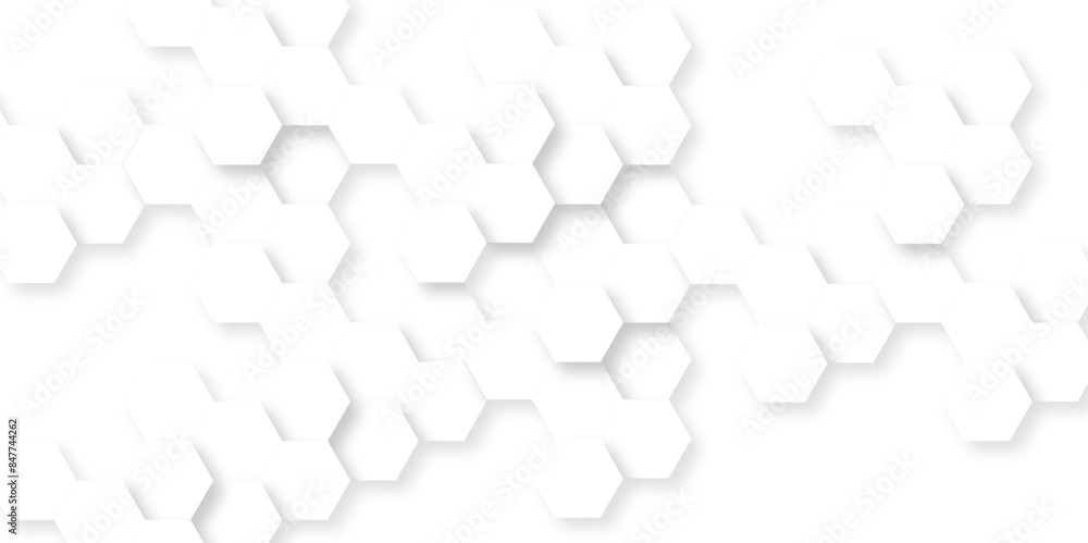 Hexagon background technology texture. Abstract hexagonal mesh cell ...