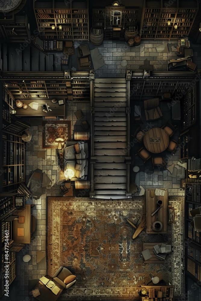 DnD Battlemap Secretive Thieves Guild - A hidden organization with ...