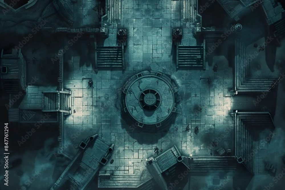 DnD Battlemap "Shadowy Lair Battlemap" - Mystical and eerie ...