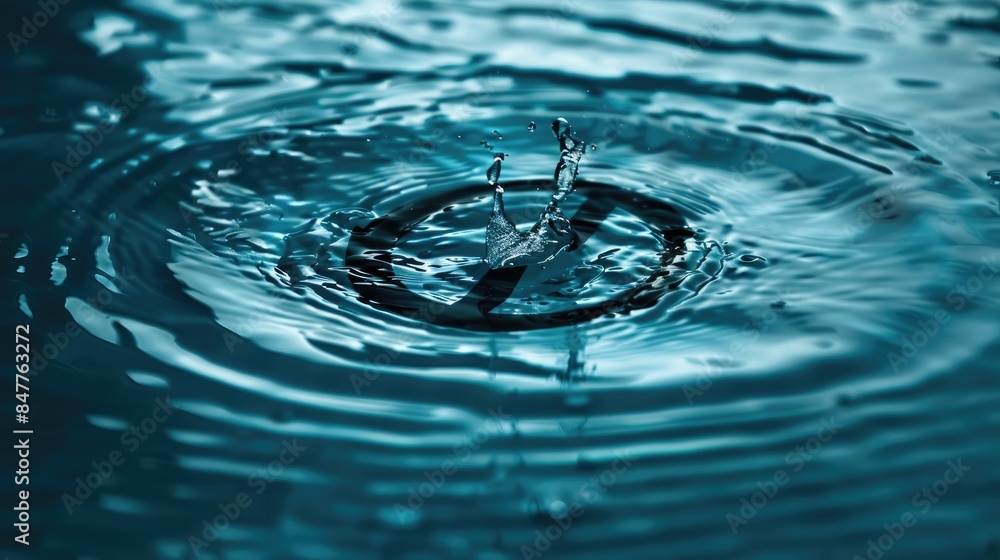 Prohibition symbol showing no water consumption ISO 7010 P005 Stock ...