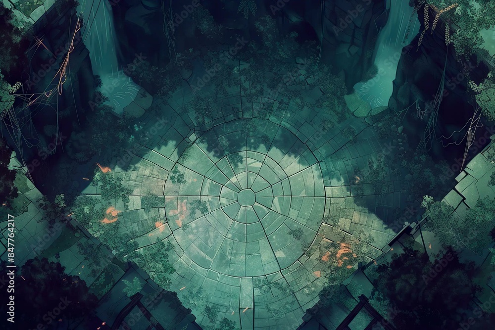 DnD Battlemap Spider Lair battle map! Beware the giant spiders! Stock ...