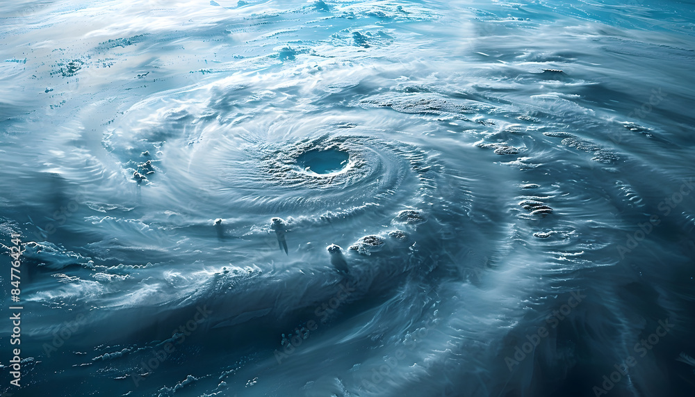 Super Typhoon, tropical storm, cyclone, hurricane, tornado, over ocean ...