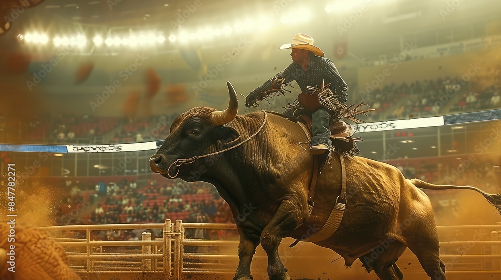 Bull Riding Photo, Rodeo Cowboy, Action Shot, Bull Ride, Rodeo Event ...