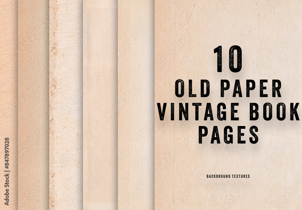 10 Old Aged Paper Texture Backgrounds Stock Template | Adobe Stock