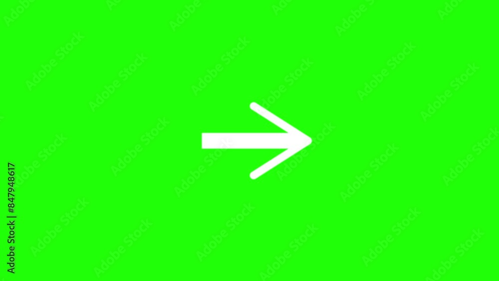 Highlight arrow shape elements of Motion graphics with a Green Screen ...