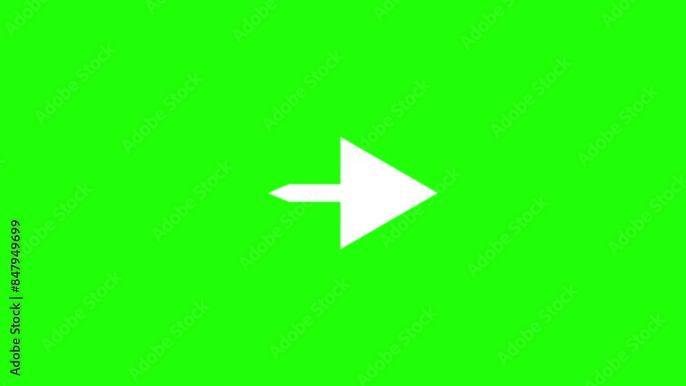 Highlight arrow shape elements of Motion graphics with a Green Screen ...