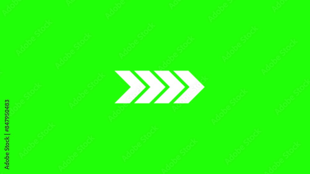 Highlight arrow shape elements of Motion graphics with a Green Screen ...