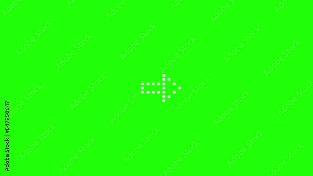 Highlight arrow shape elements of Motion graphics with a Green Screen ...