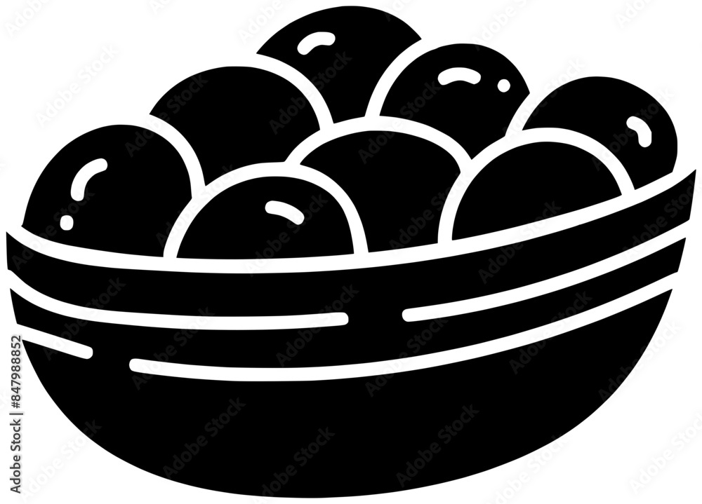 cassava illustration food silhouette tropical logo tapioca icon root ...