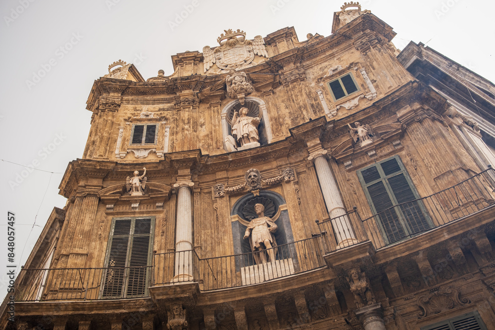 Quattro Canti, officially known as Piazza Vigliena, is a Baroque square ...
