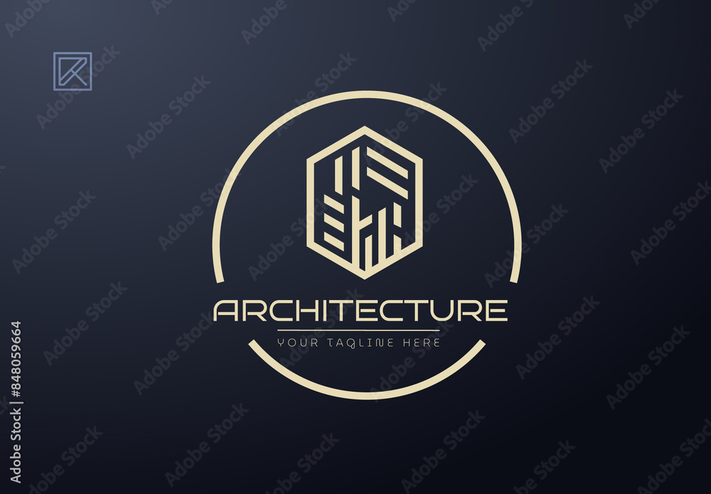 Luxurious Architecture Logo Design Stock Template | Adobe Stock