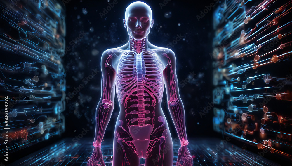 Comprehensive Medical Visualization of Human Skeleton: Detailed Anatomy ...