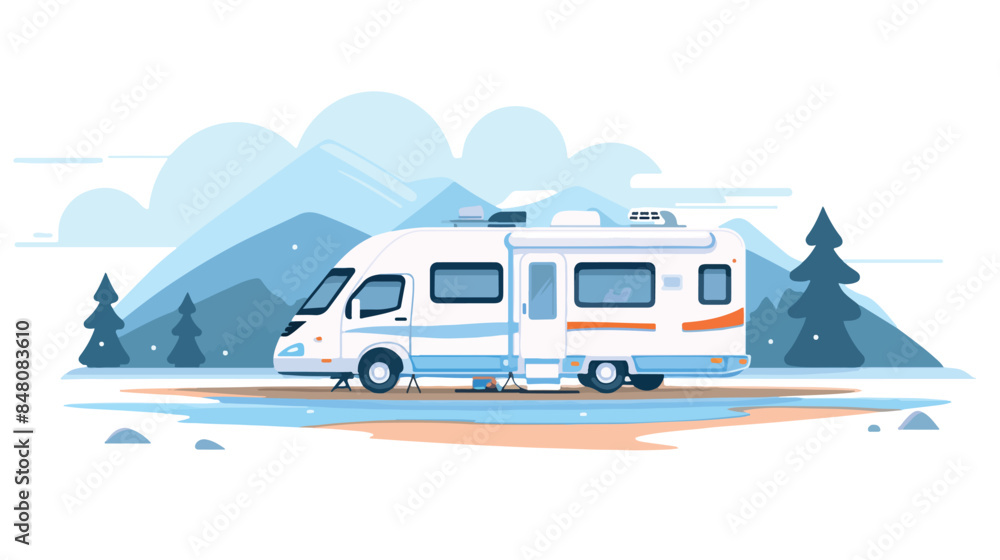 Rv and Boat Storage icon. Clipart image isolated on Stock Vector ...