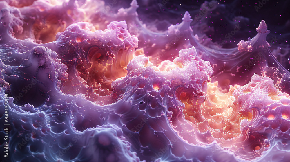 A microscopic parasite, magnified to monstrous proportions, reveals a ...