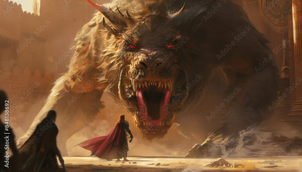 Legends speak of a mythical beast that once vanquished the advancing ...