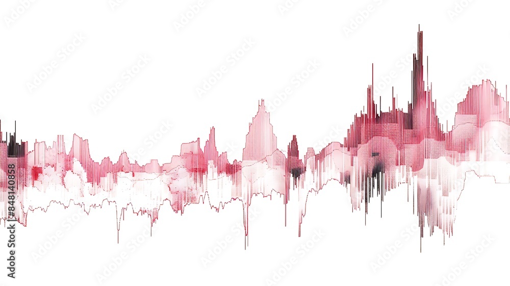 **Detailed stock market crash graph showing significant downward trends ...