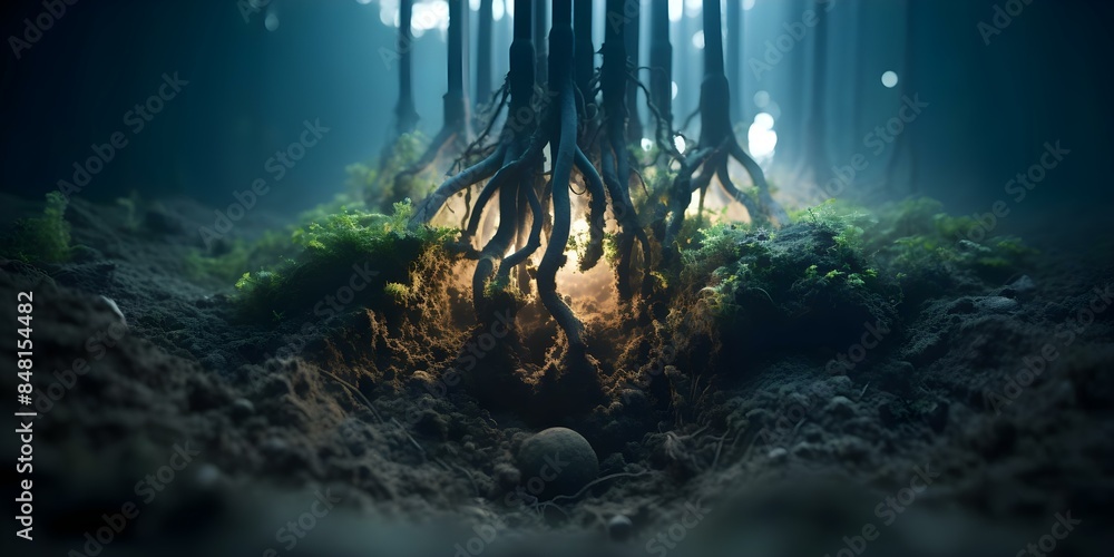 Diagram illustrating carbon sequestration technology capturing CO2 ...